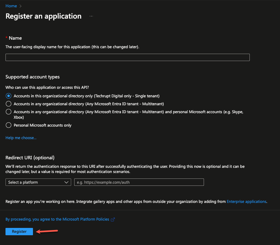 Setting Up Azure Service Principal Documentation